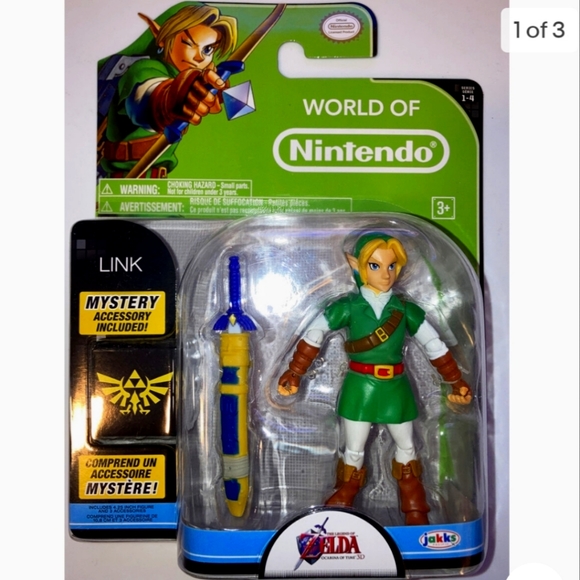 Nintendo | Art | World Of Nintendo Zelda Link 4 1 Action Figure Jakks ...